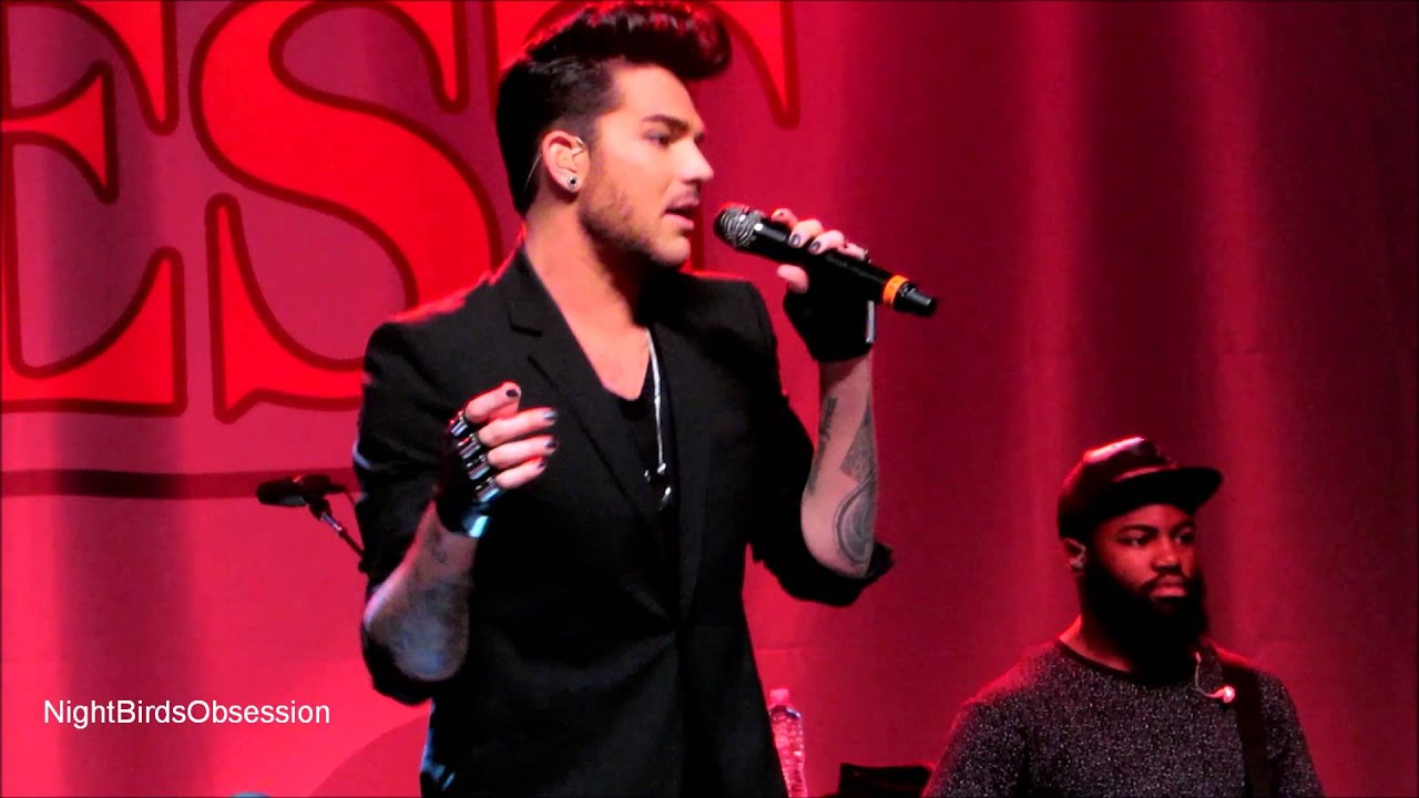 ADAM LAMBERT "Shady" Fresh 102.7 FallFest Theater at MSG NYC 10.8.2015 ...