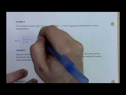 VCS CA: 4.1 Linear Functions Part 1 - YouTube