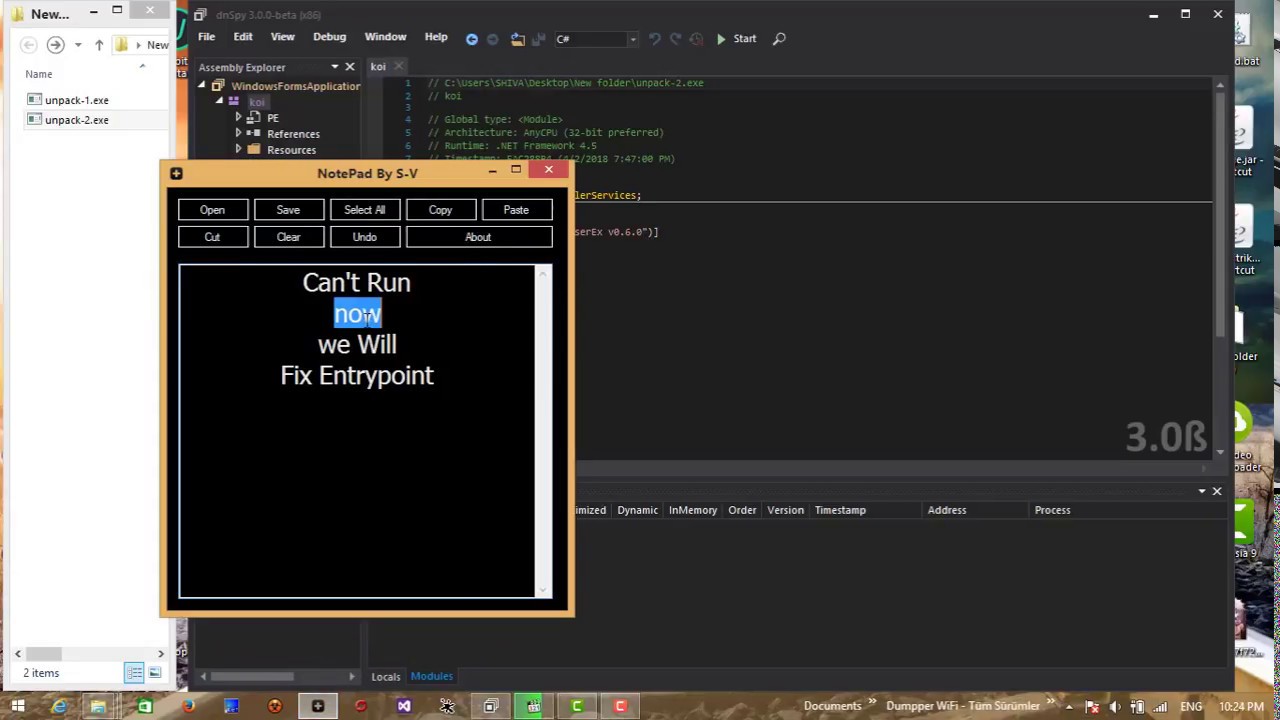 Unpack ConfuserEx (Max Settings) - YouTube