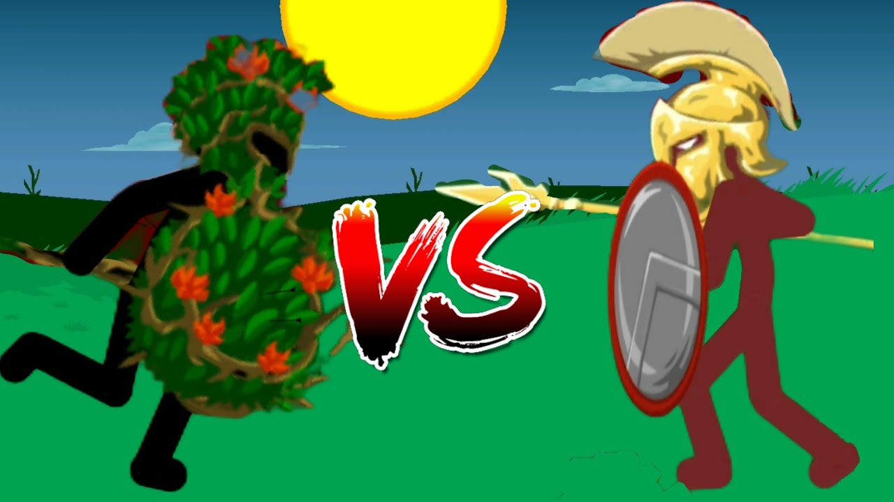 GIANT WOODLAND SPEARTON vs GIANT SPEARTON MERCENARY | STICK WAR LEGACY ...