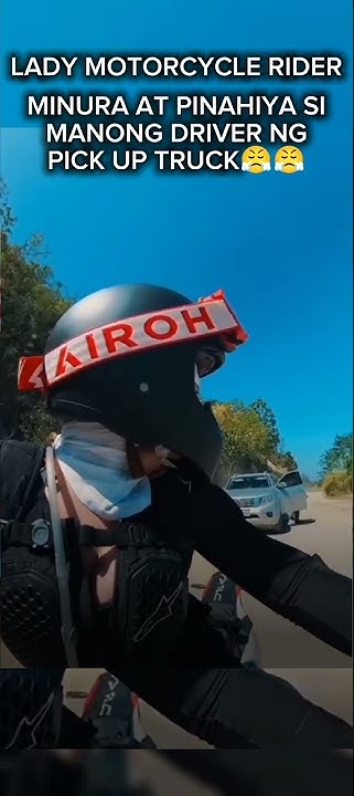 Lady-Rider Vs Manong Driver - YouTube