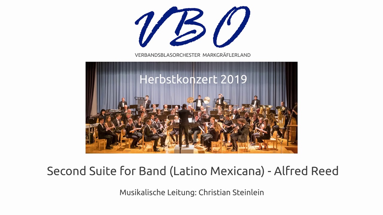 Alfred Reed: Second Suite for Band (Latino Mexicana) - YouTube