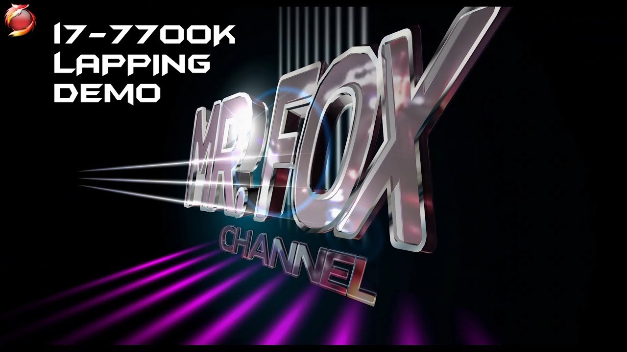 7700K CPU Lapping Demo - YouTube