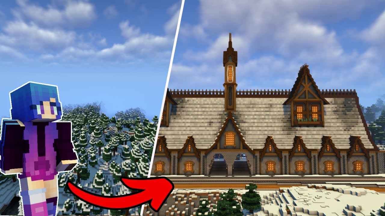 I built THREE MAJOR builds in 200 Minecraft days! | Minecraft 1.19.2 ...