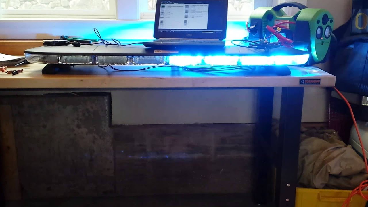 PRVS Demo - Sound Off Signal nFORCE Dual Color Lightbar Preview - YouTube