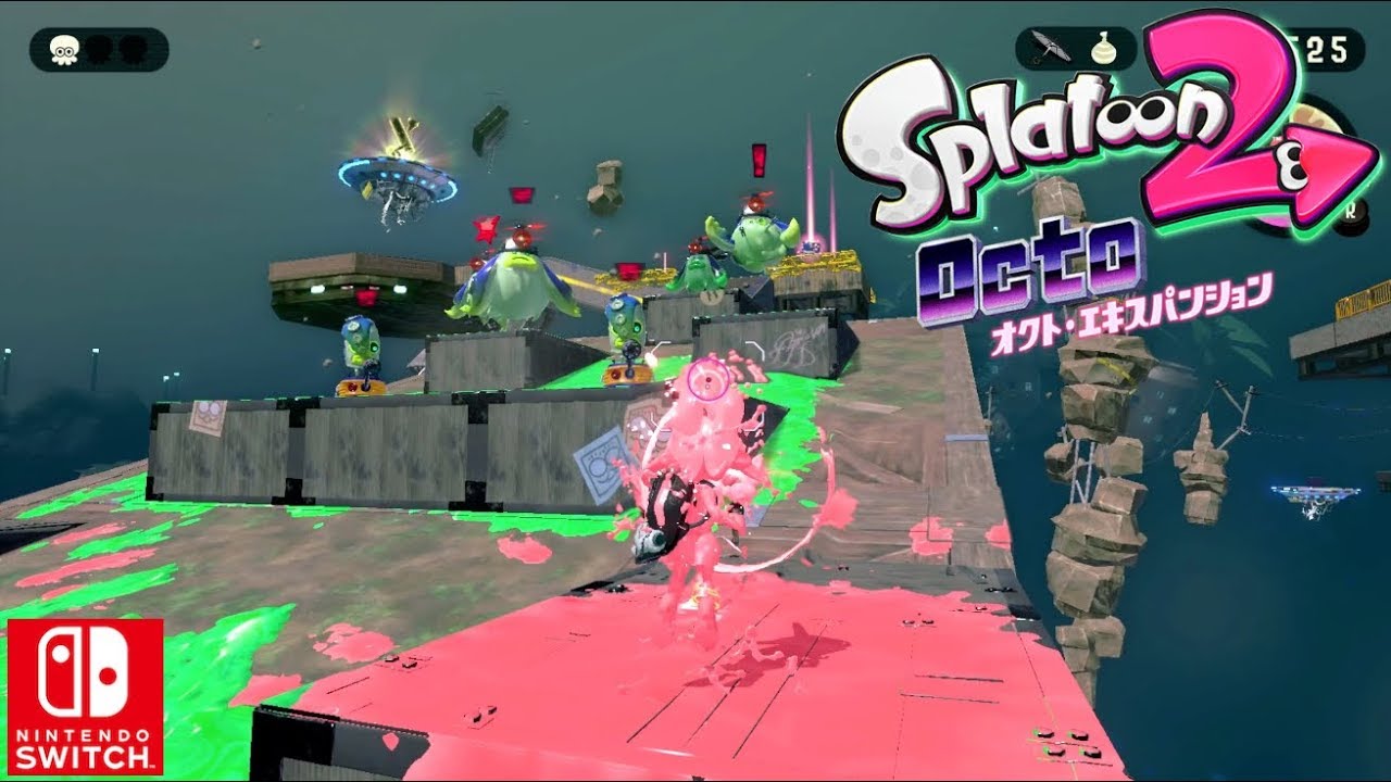 Nintendo Splatoon 2 Octo Expansion Area I Walkthrough Gameplay Switch ...