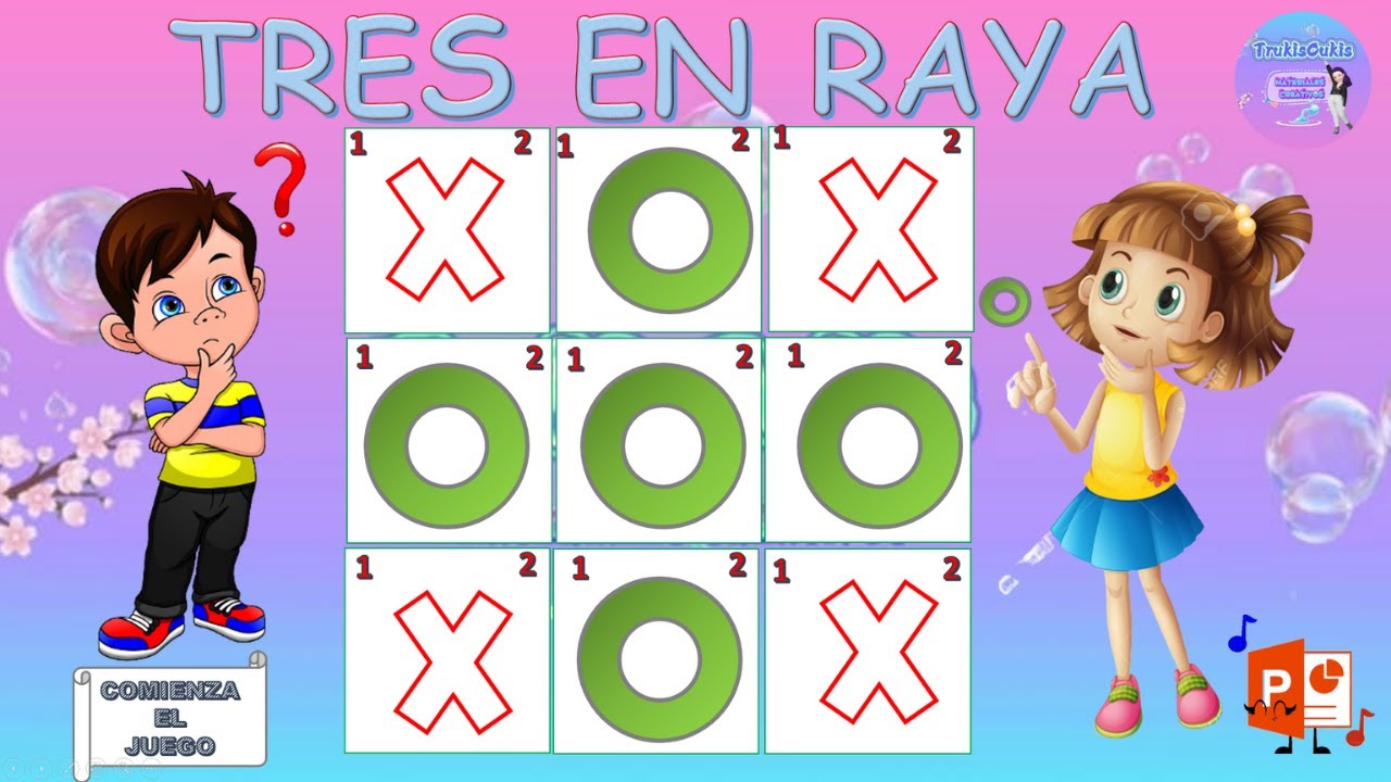 Diseña el JUEGO TRES EN RAYA virtual en #powerpoint Tutorial en # ...