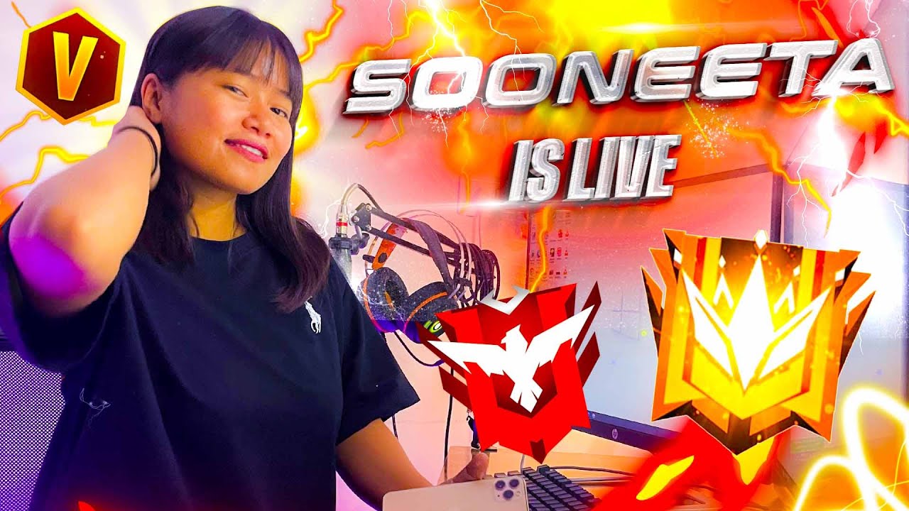SOONEETA IS LIVE 😉 GOLDEN SAKURA HIPHOP & EVO MP40 🔥 BR RANK NEW SEASON ...