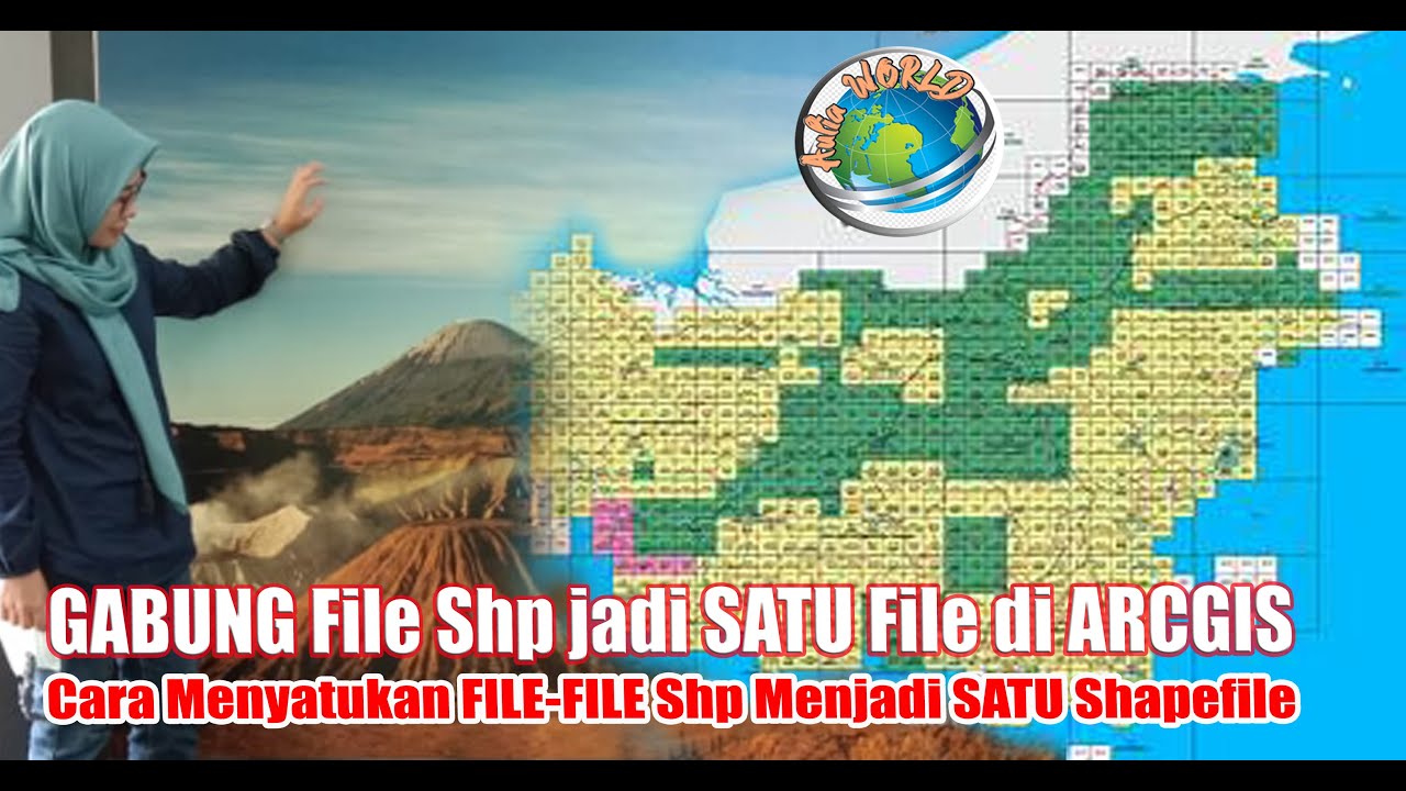 Cara Menggabungkan File-File Shp Menjadi Satu File di ArcGis - YouTube