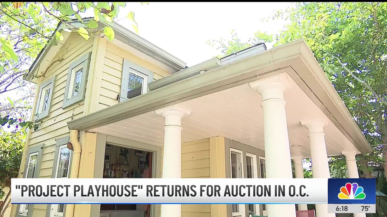 'Project Playhouse' returns for auction in Orange County - YouTube