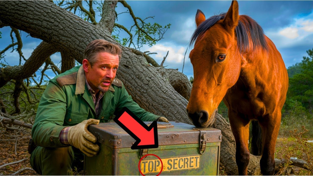 Ranger Finds Mustang Staring at a Fallen Tree — What’s Trapped Beneath ...