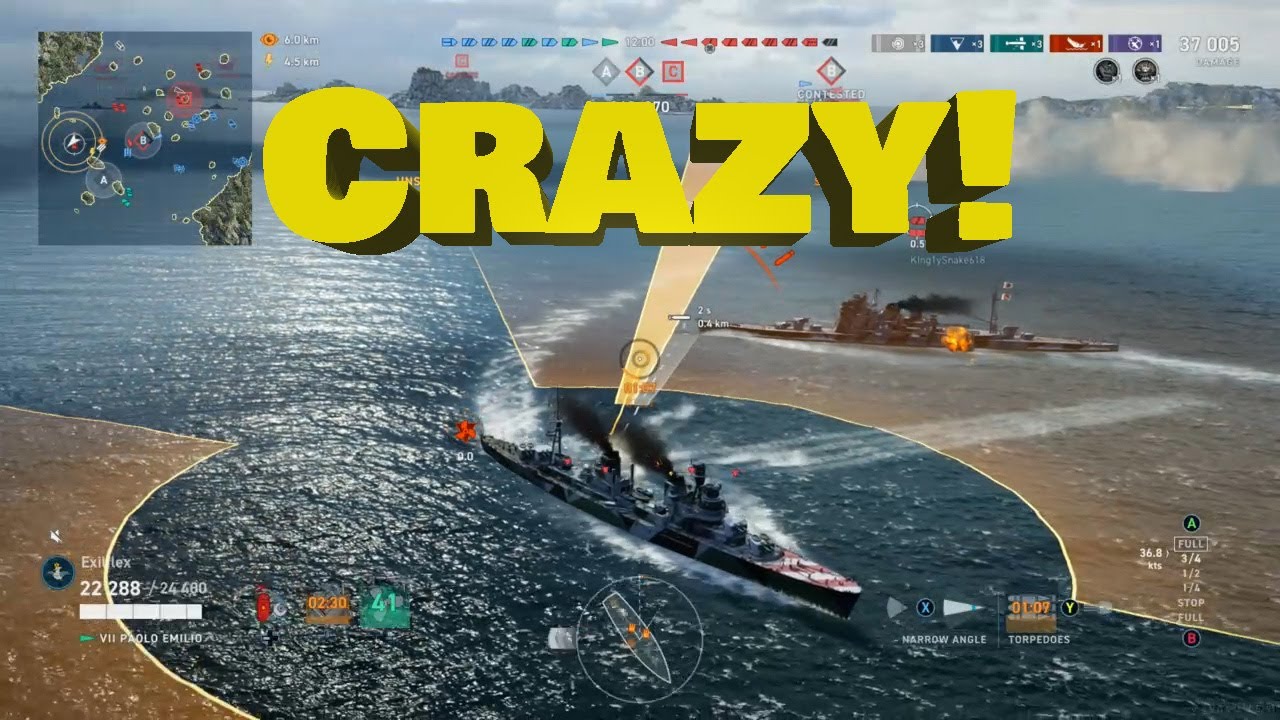 The Most Insane Yolo Emilio Game Ever! (World of Warships Legends ...
