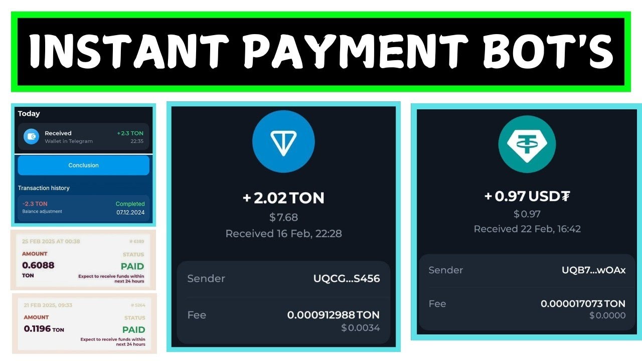 Top 4 Best Bots to Earn TONCOIN for FREE! (Instant Withdrawals + Huge ...
