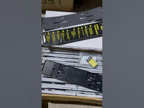 Рамки магнитные на номера быстросъемные номера - YouTube