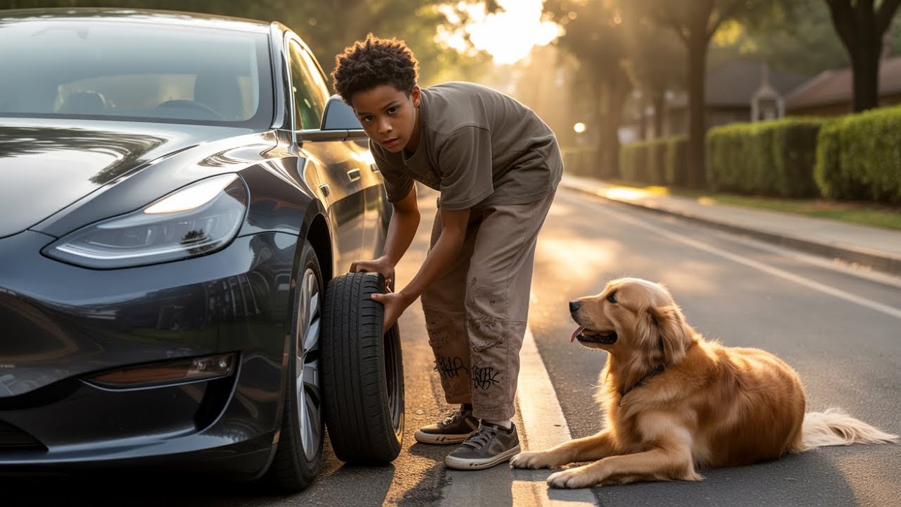 Young Black Boy Helps Rich Stranger with Tire What Followed Changed His ...