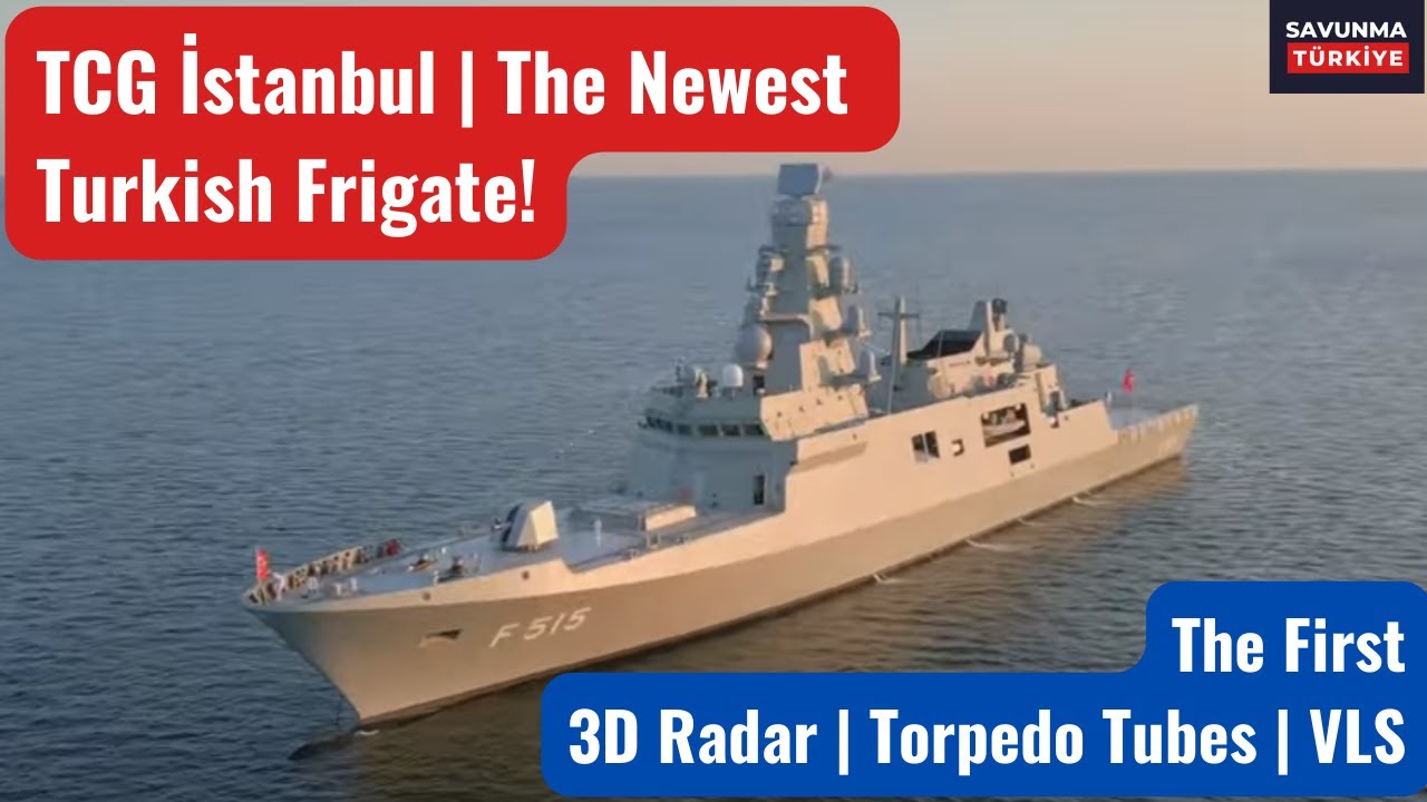 The First Turkish Milgem Frigate TCG Istanbul is Ready #news #defence # ...