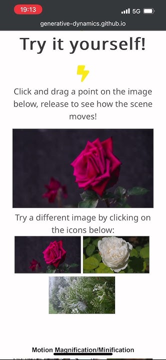 Generative Image Dynamics | DANIEL PIKL - YouTube