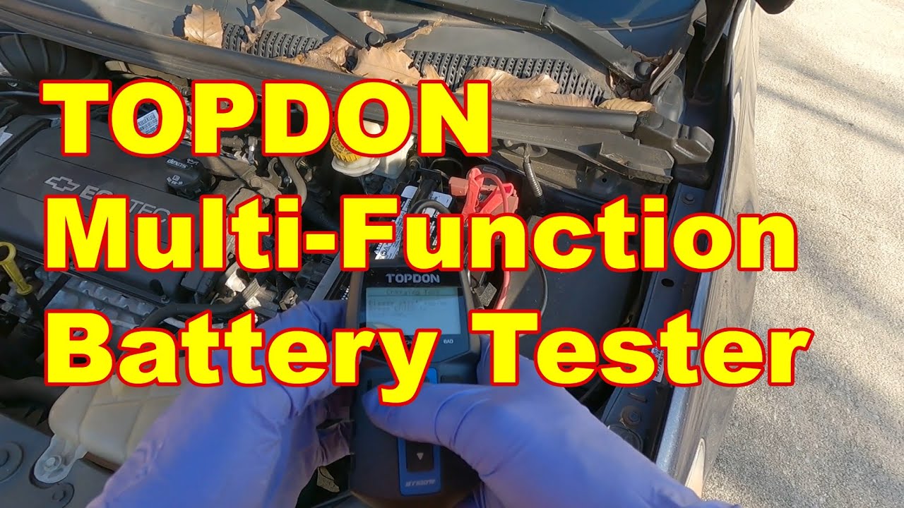 TOPDON Multi Function Battery Tester...SUPER HELPFUL - YouTube