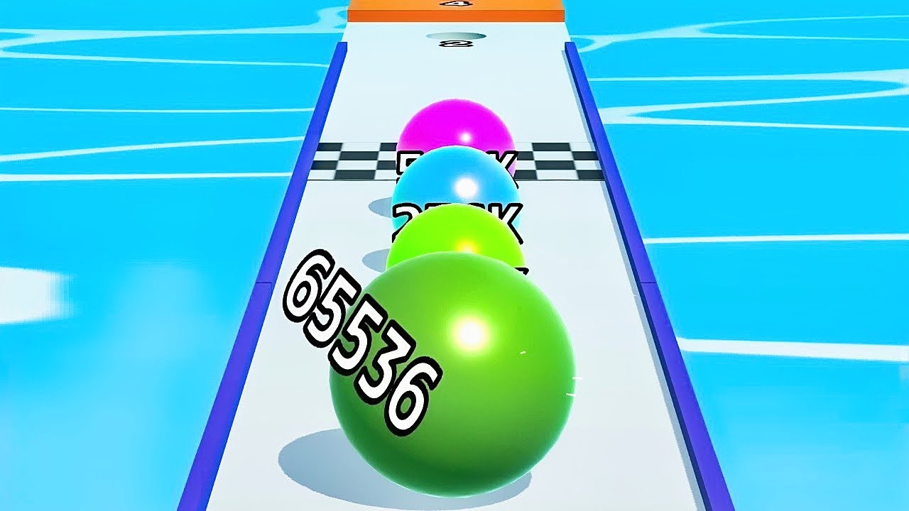 Ball Run Infinity Number Up To (128M, 256M, 512M, 1024M) ! All Levels ...