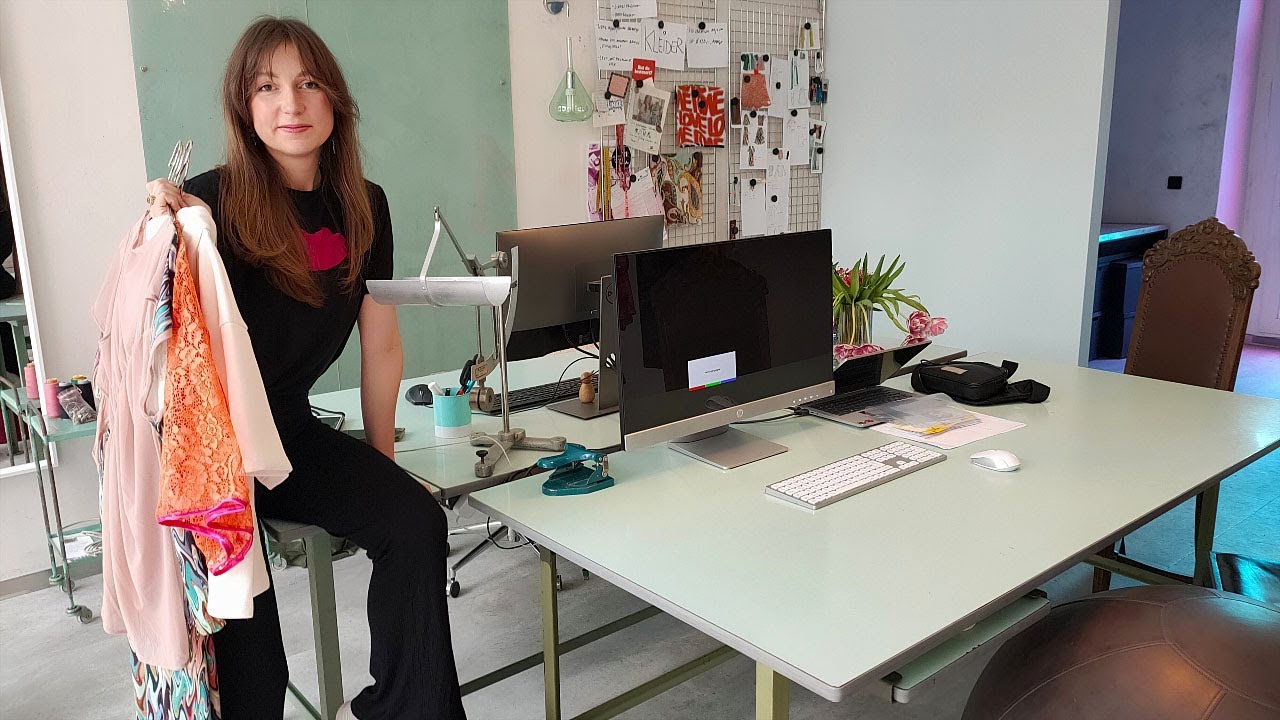 Modedesignerin Sara Linke zurück in Zwickau - YouTube