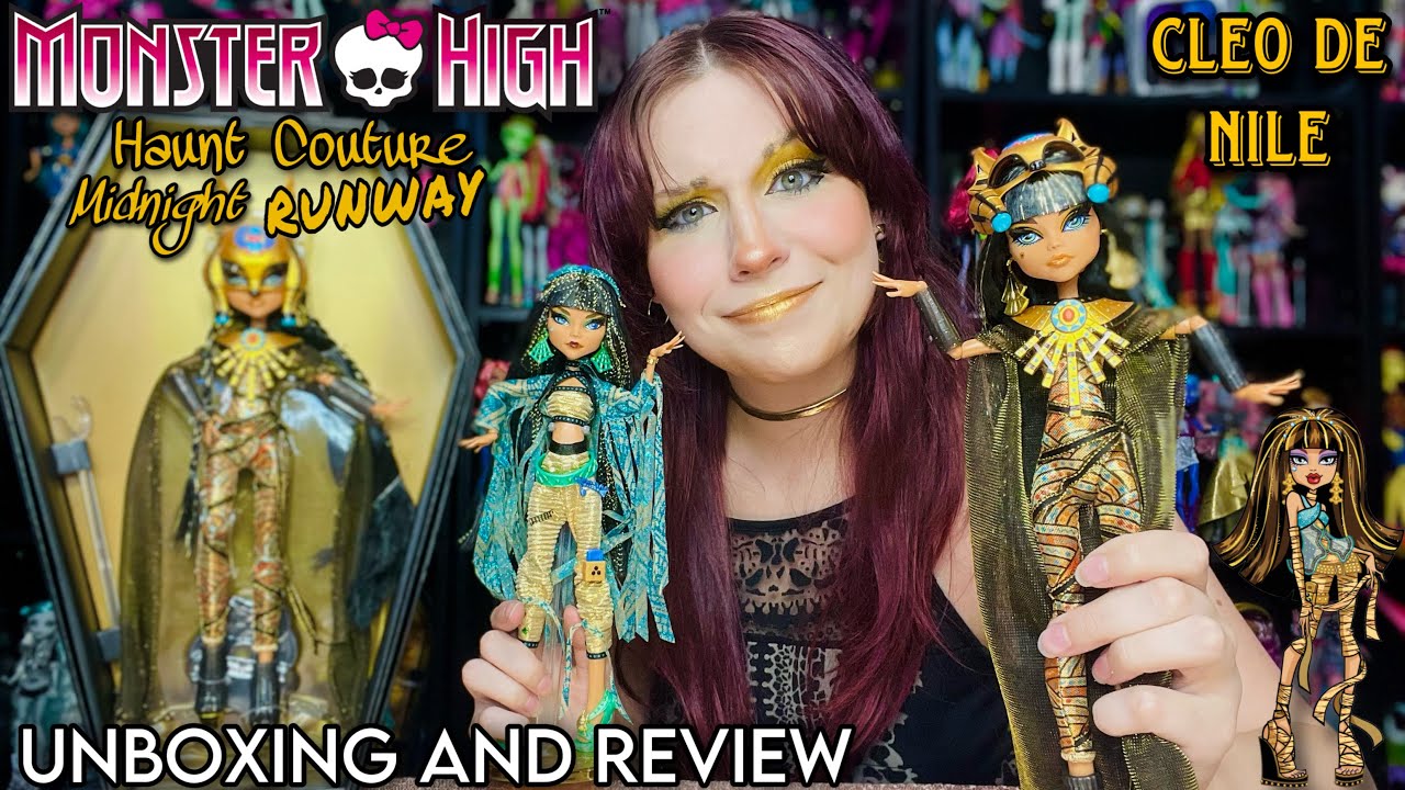 She Cost HOW MUCH?! Monster High Haunt Couture MIDNIGHT RUNWAY Cleo De ...