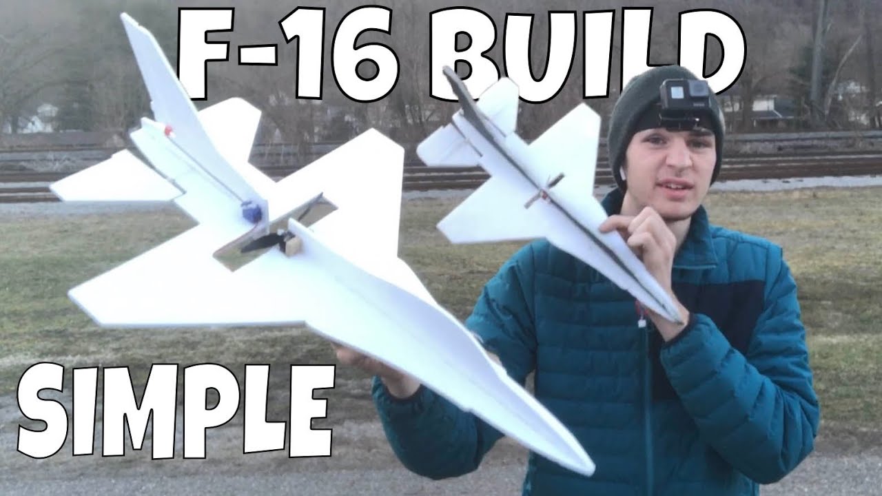 F-16 RC Airplane Build - YouTube