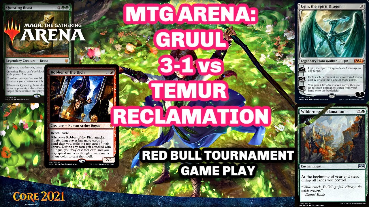 MTG ARENA GRUUL AMAZING RESULTS RED BULL TOURNAMENT | 3-1 vs TEMUR ...