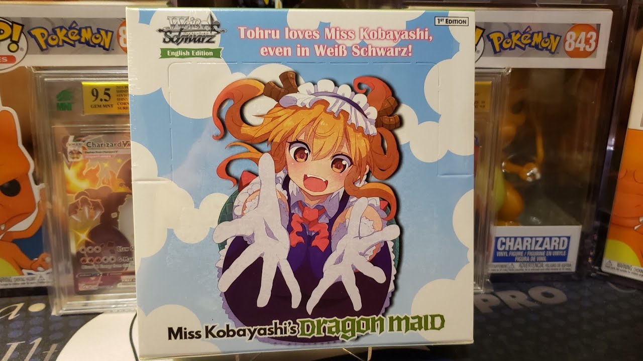 Miss Kobayashi's Dragon Maid TCG Box Opening & Review - YouTube