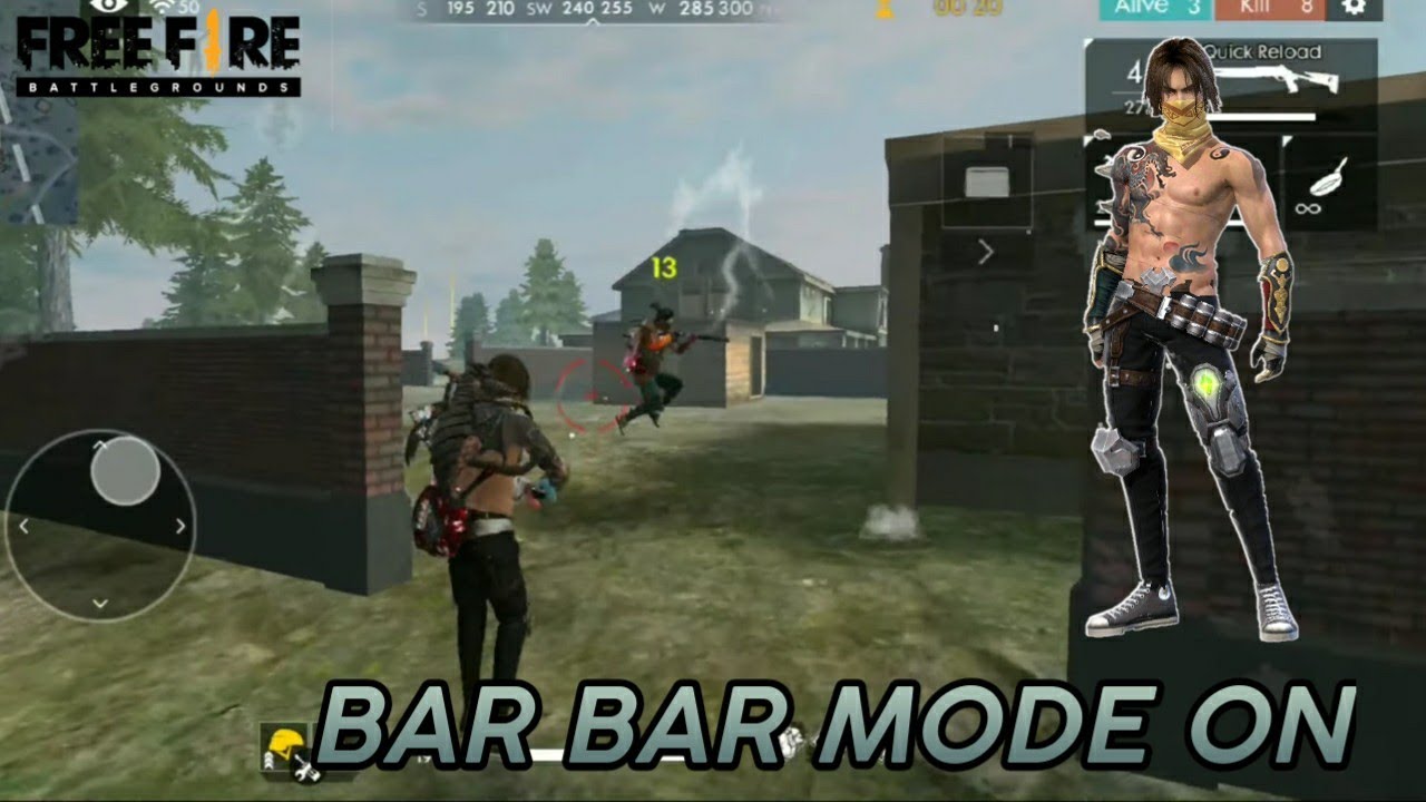 BAR BAR DI MODE SOLO RANKED DIAMOND || GARENA FREE FIRE - YouTube