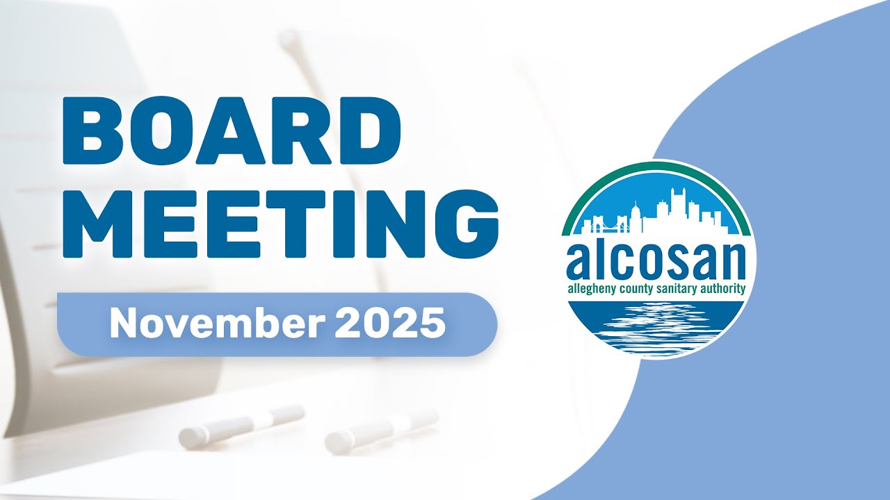 2025 ALCOSAN November Board Meeting - YouTube