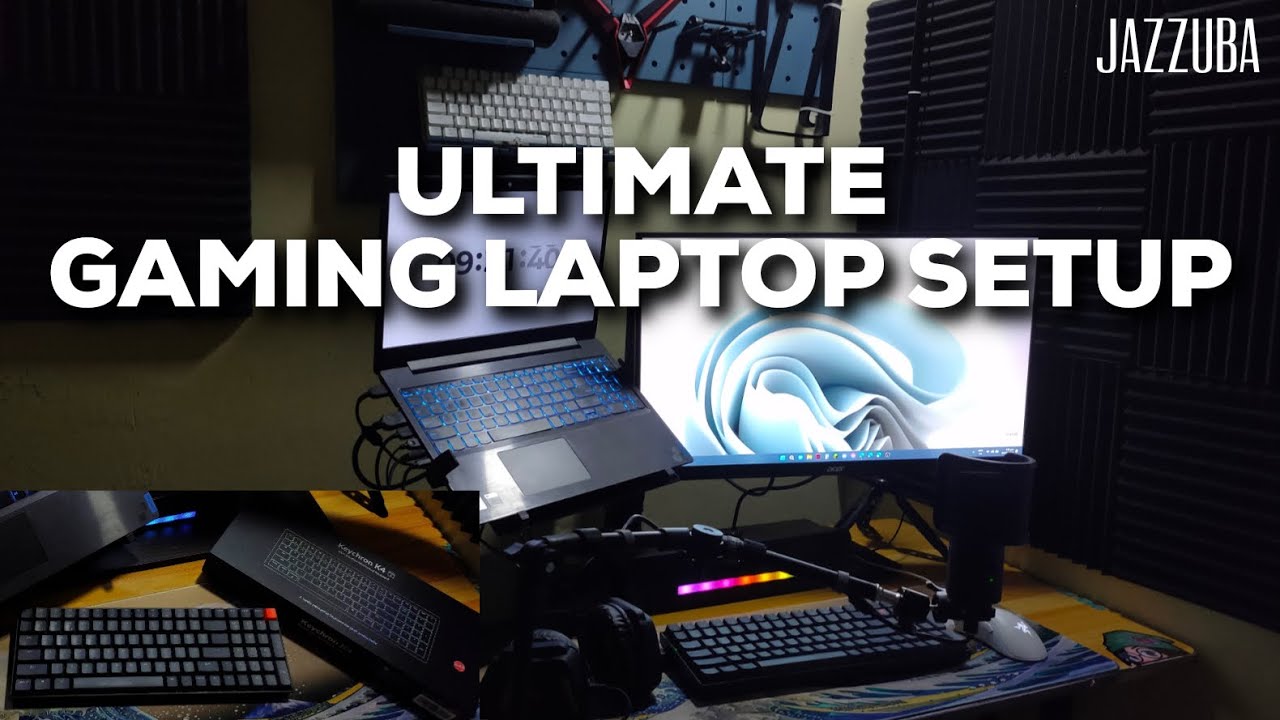 Building the ULTIMATE Gaming Laptop Setup! ft. Acer NITRO VG271S - YouTube