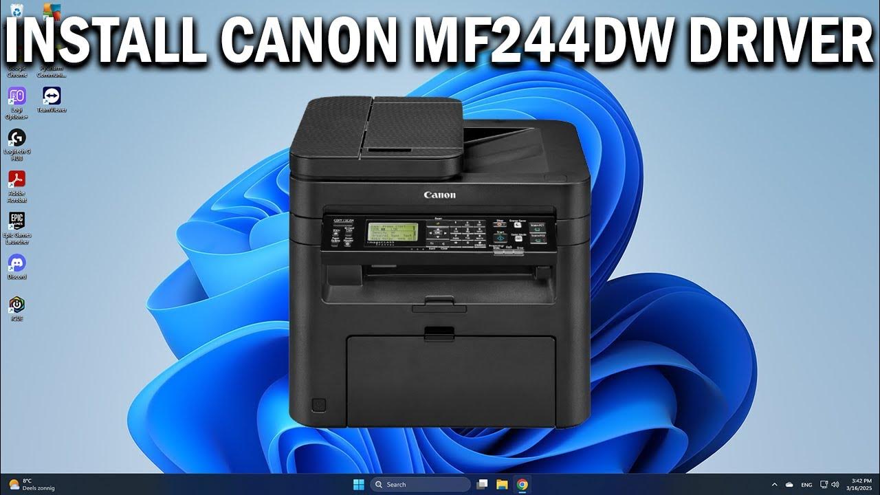 How To Download & Install Canon ImageCLASS MF244DW Printer Driver in Windows 11 (2025) - Easy ...