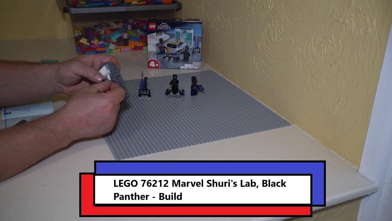 LEGO 76212 Marvel Shuri's Lab, Black Panther - Build - YouTube