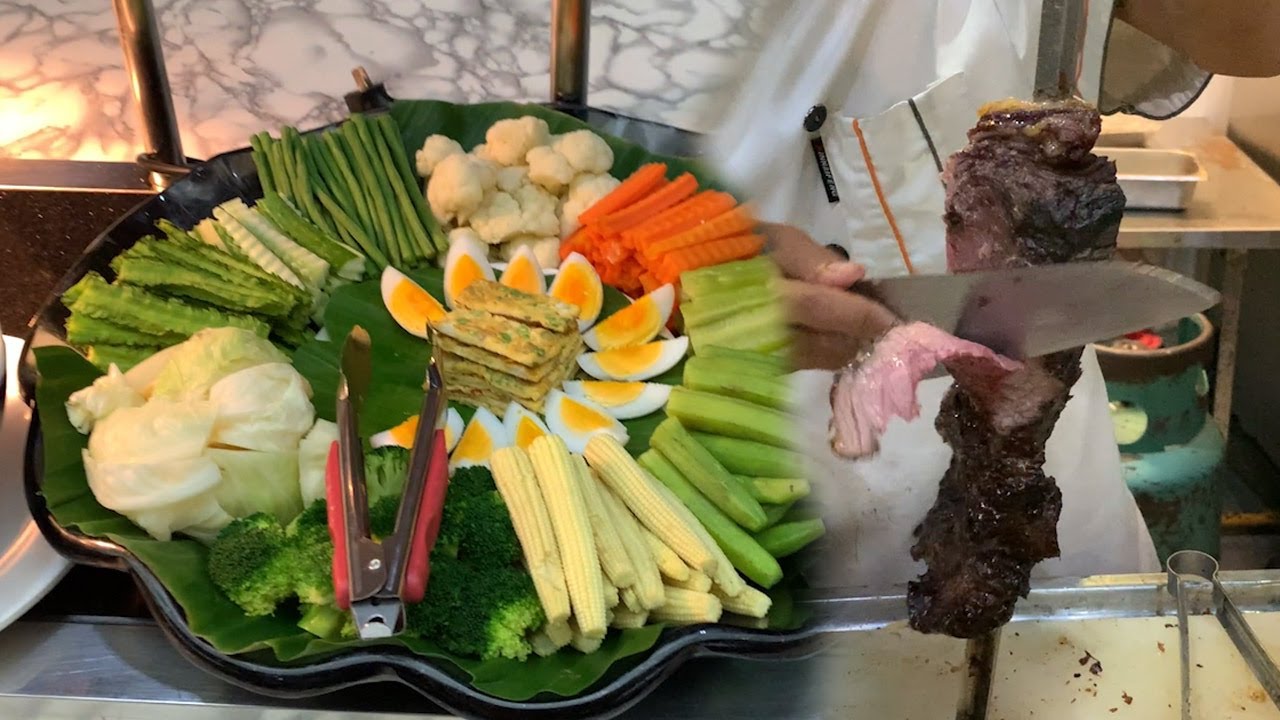 Buffet in Phnom Penh Cambodia - YouTube