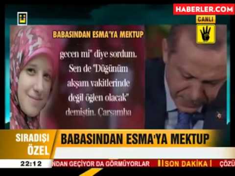Başbakan Recep Tayyip Erdoğan Esma İçin Canlı Yayında Ağladı