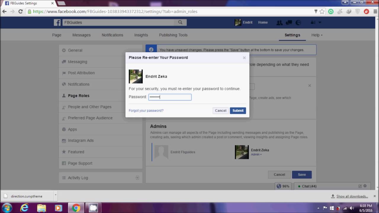 How to remove/add/edit roles on your Facebook Page! - YouTube