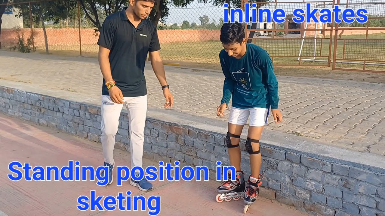 standing position in inline Skates #ram_fitness_point #skates - YouTube