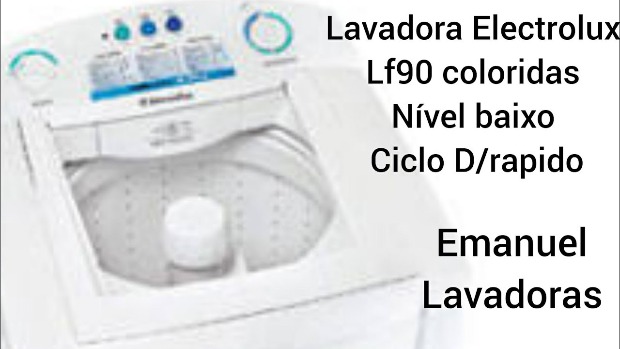 Lavadora Electrolux lf90 - YouTube