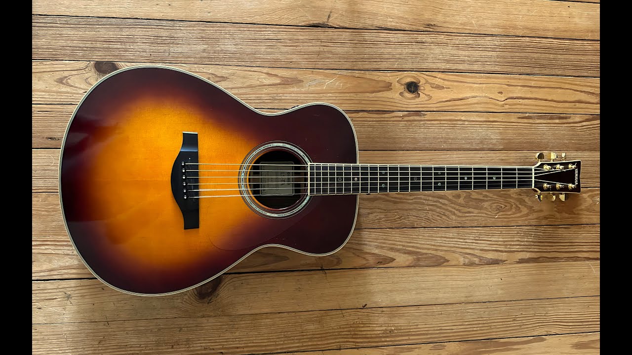 Yamaha LS TA TransAcoustic Guitar - YouTube