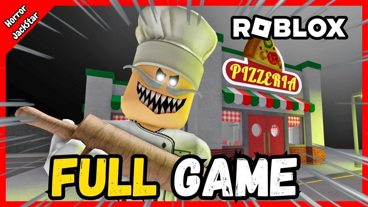 Escape Papa Pizza's Pizzeria! (SCARY OBBY) FULL GAME Walkthrough ...