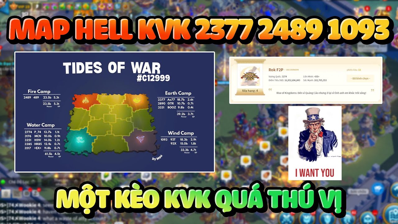 Hell KvK 1093 2377 2489: Quá Nhiều Mối Thù Trong 1 Map KvK - Thống Đốc ...