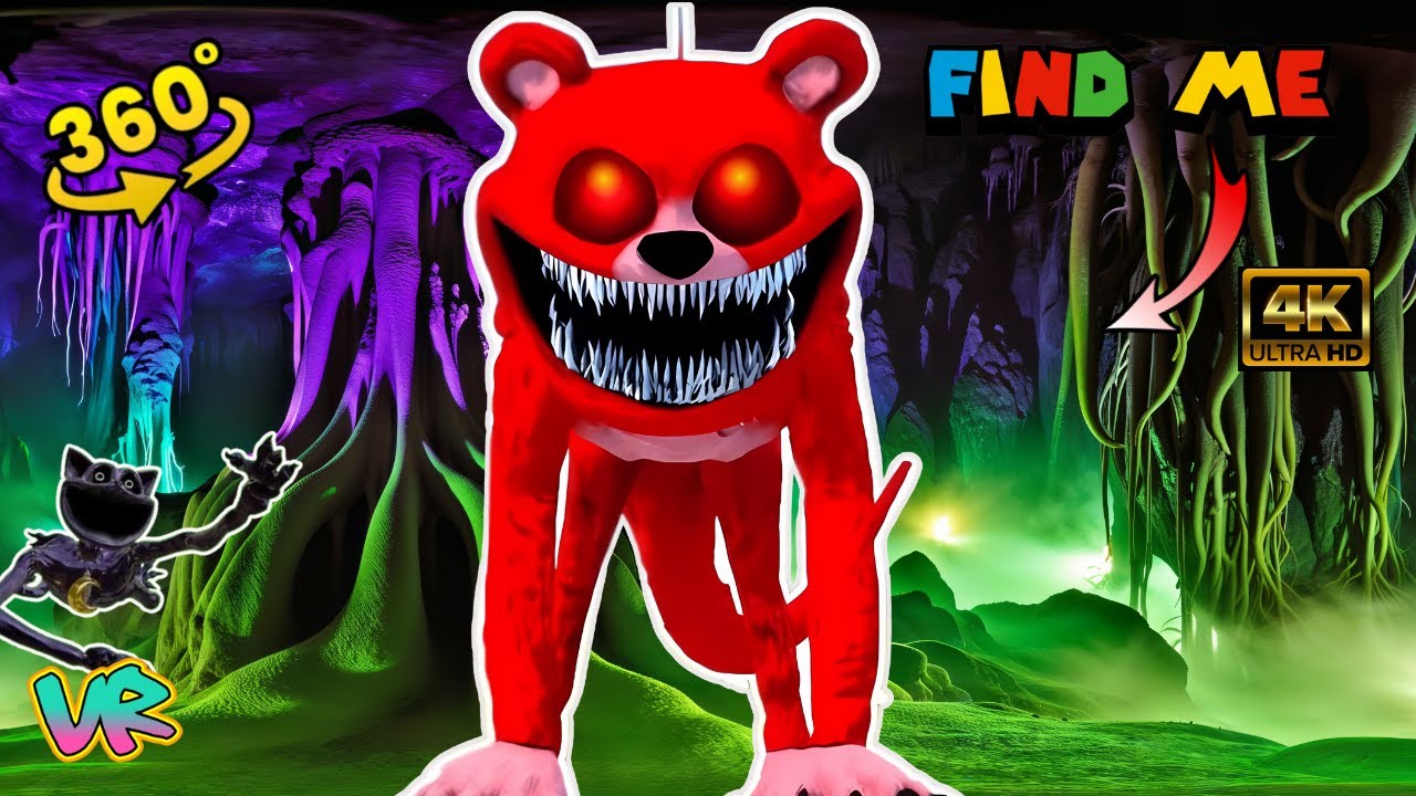 Nightmare BOBBY BEARHUG MONSTER Poppy playtime 3 SMILING CRITTERS ...