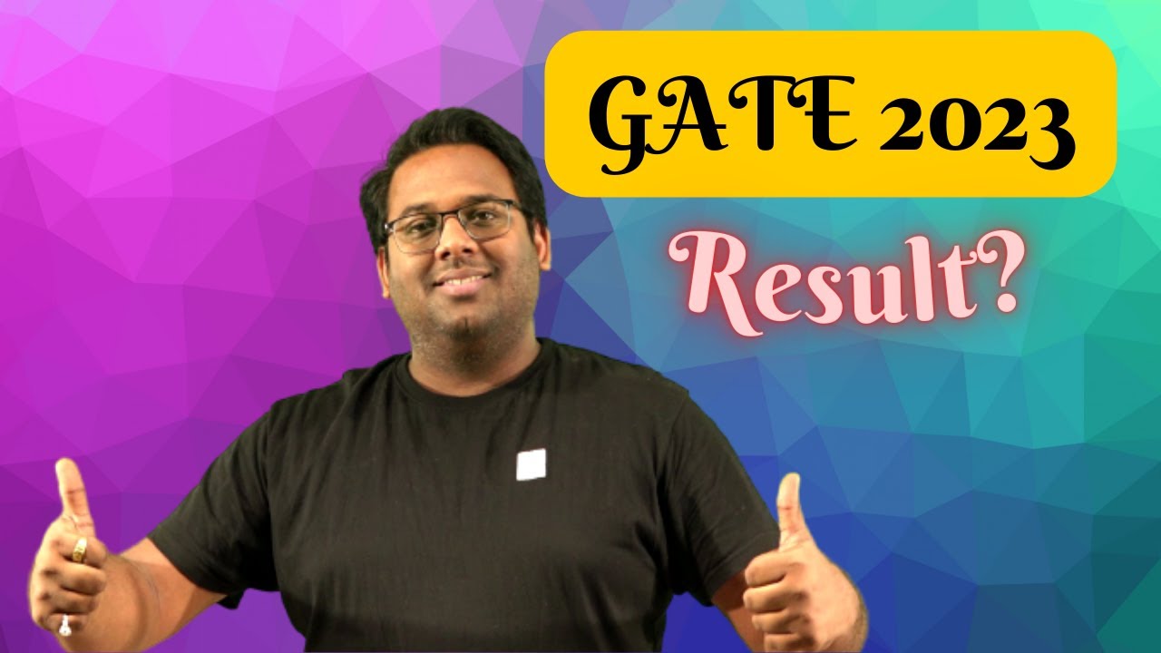 GATE 2023 Results are out !! Counselling - YouTube