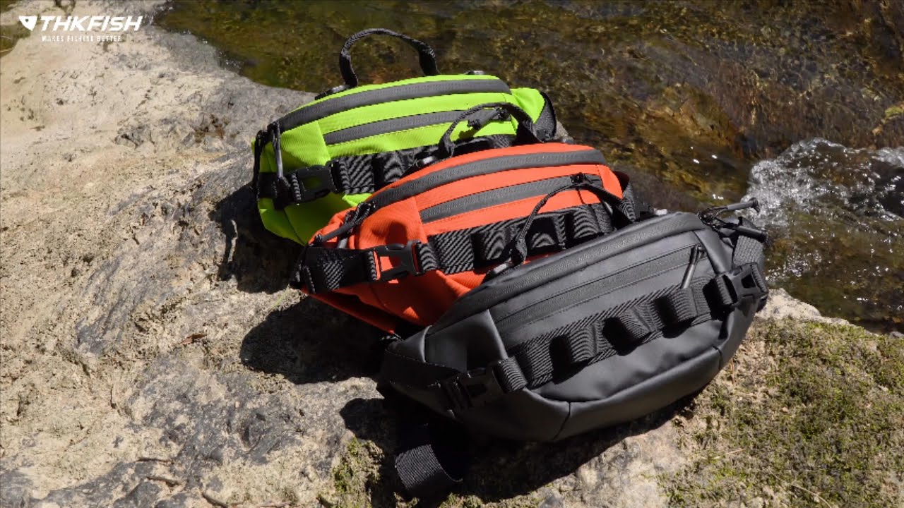 THKFISH Waterproof Fishing Tackle Bag - YouTube
