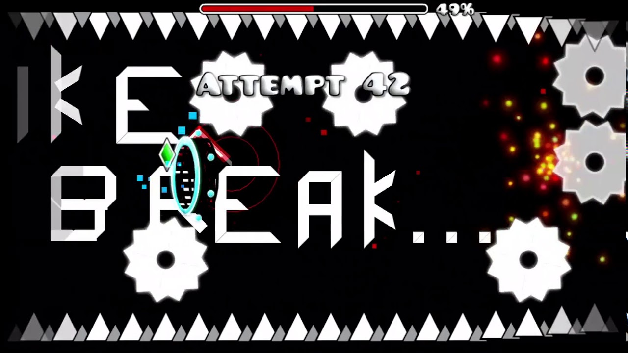 Geometry Dash new death corridor by therealdorami practice mode - YouTube