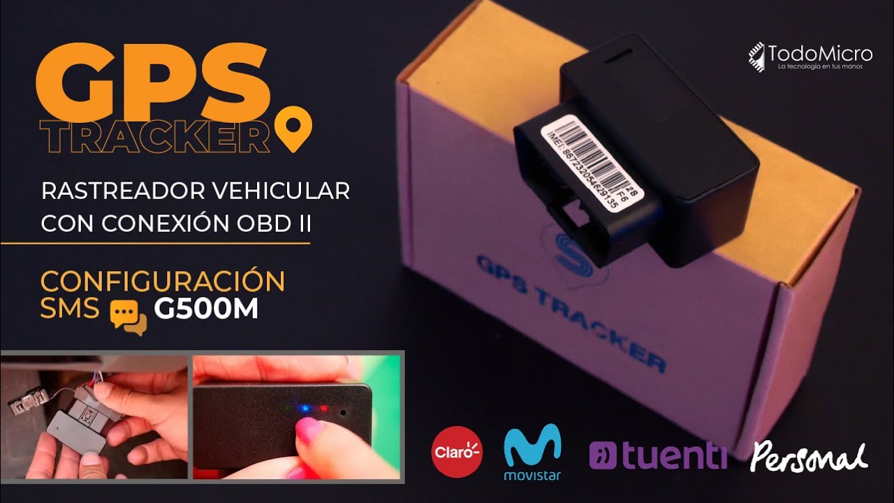 🚘🛰 Configuración SMS del GPS G500M OBDII. Rastreador satelital para vehículos - YouTube