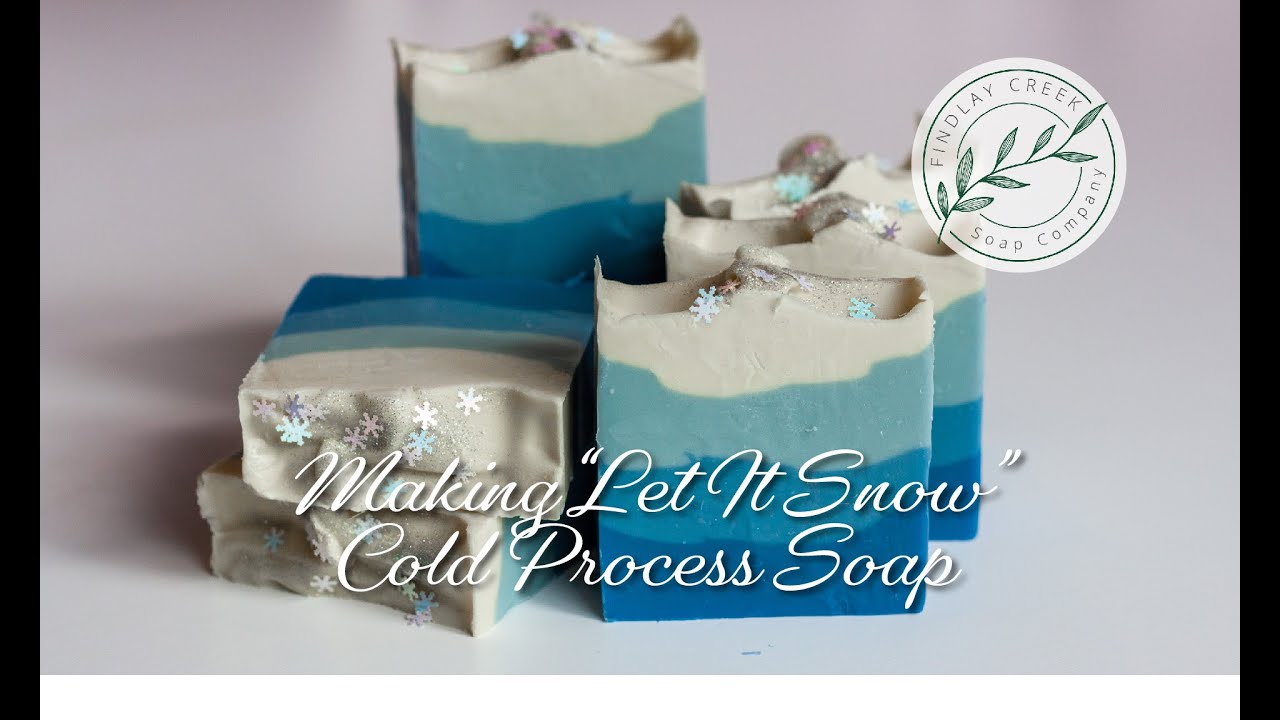 Making Let It Snow Cold Process Soap | Findlay Creek Soap Company - YouTube