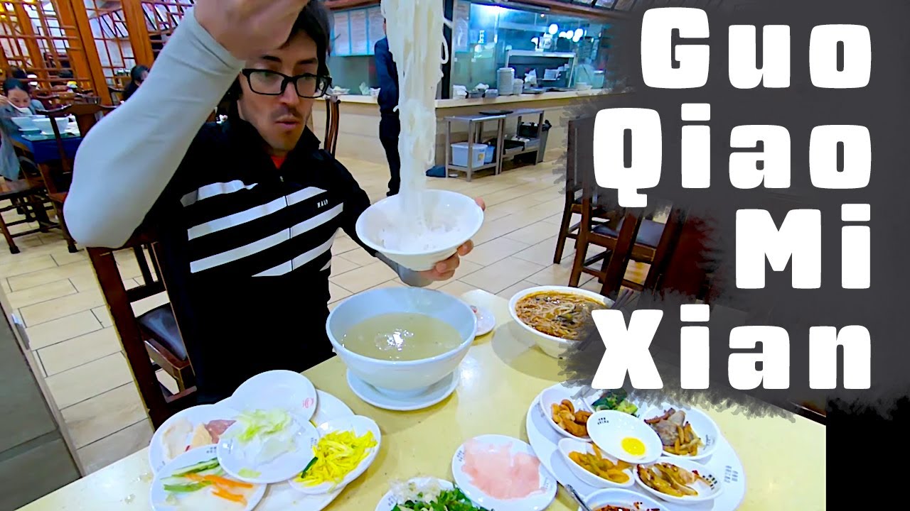 Cross Bridge Noodles - Kunming Food Ride (Gigantic Bowl of Guo Qiao Mi ...