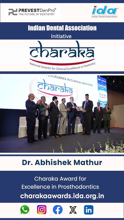 Meet Dr. Abhishek Mathur one of our Charaka Award Winner for Excellence ...