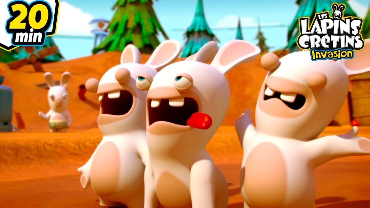 Canicule chez les Lapins | Les Lapins Crétins Invasion🐰 | Nouvelle ...